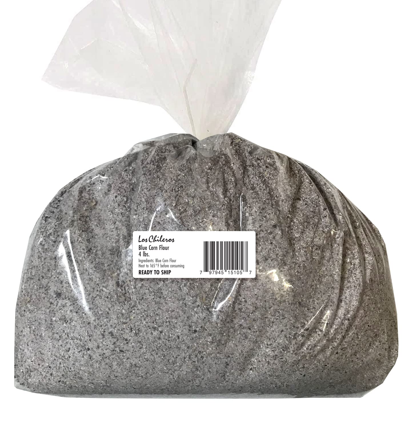 Amazon.com : Los Chileros Blue Corn Flour 4lb bulk bag : Grocery ...