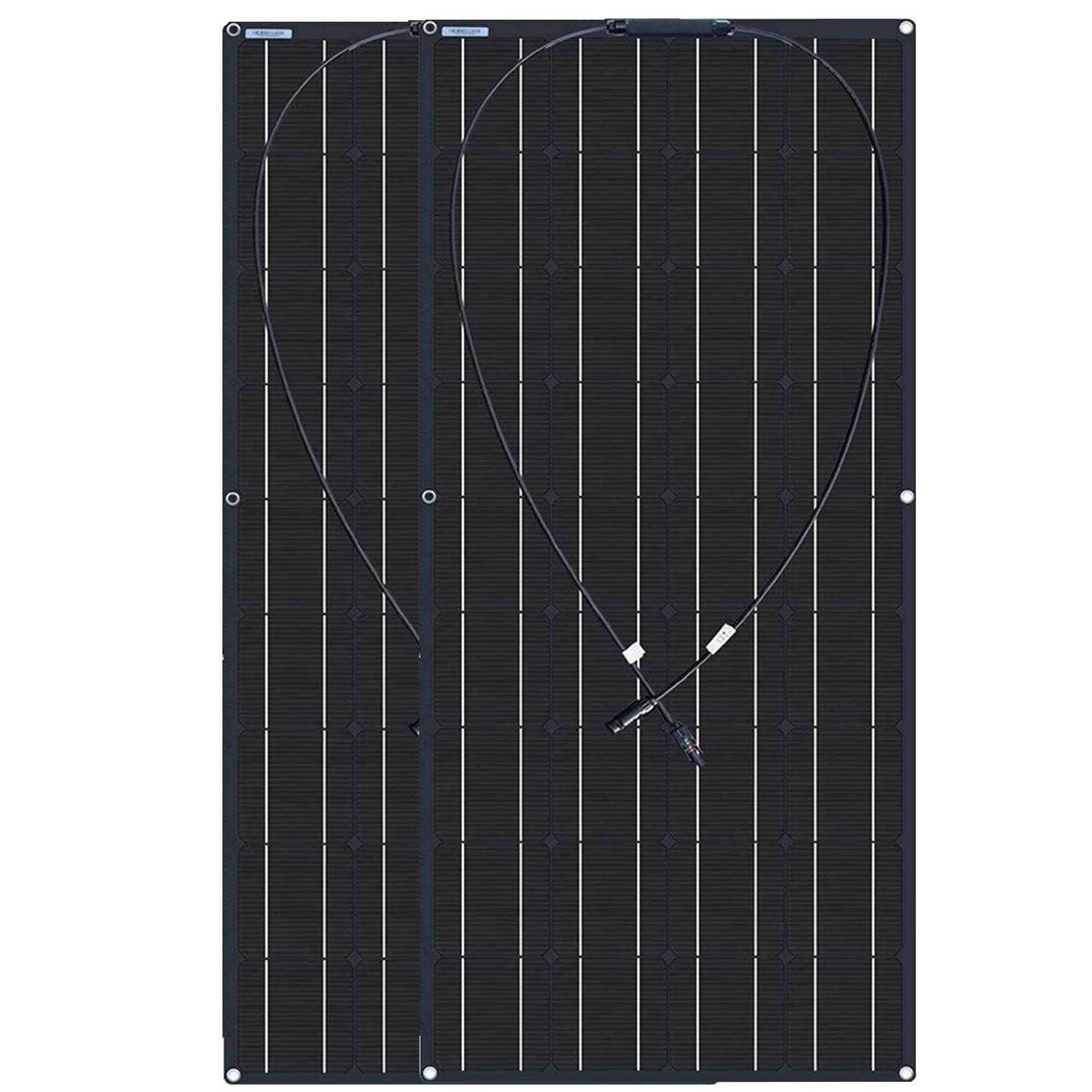 Flexible Solar Panel 200w 18v Monocrystalline Bendable 2 Pcs 100 ...