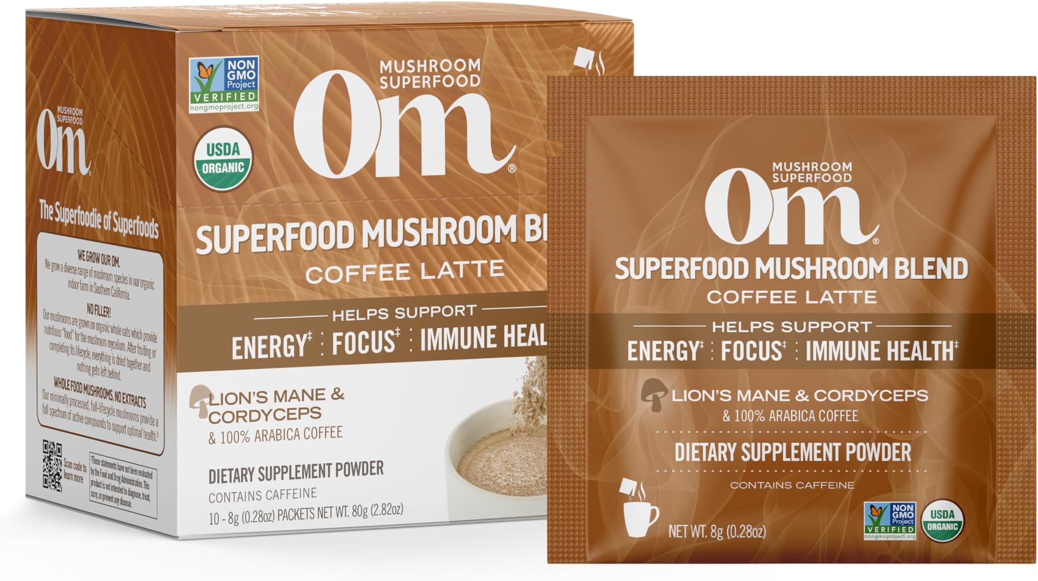 Amazon.com: Om Mushroom Superfood Chaga Organic Mushroom Powder, US ...