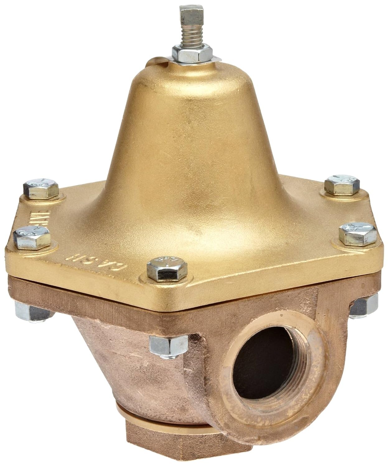 Cash Valve 20258-0060 Bronze Pressure Regulator, 20 - 100 PSI Pressure ...