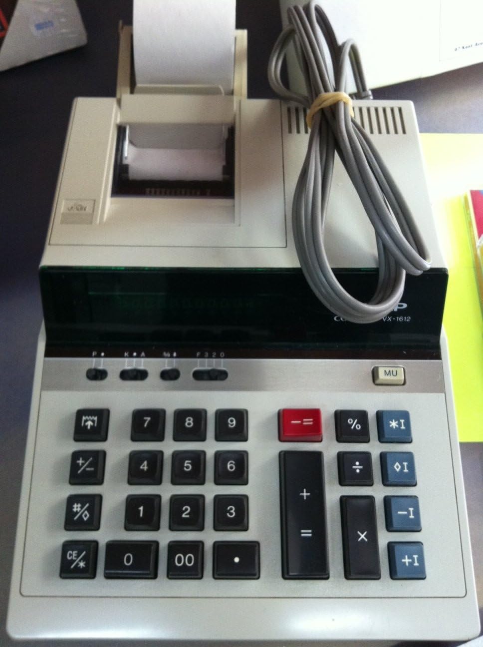 Amazon.com : SHARP Desk Calculator COMPET VX-1612 (VX1612) : Printing ...
