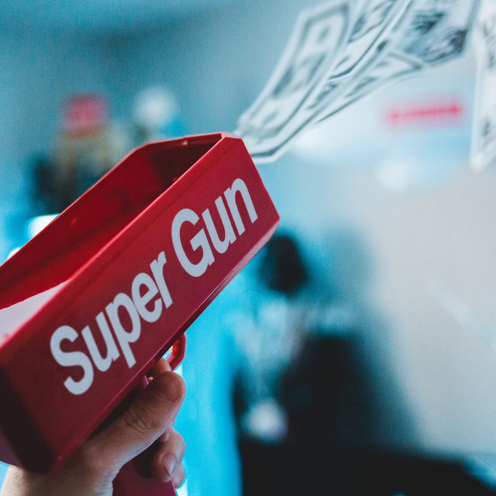 Buy LEOKKARR Red Money Gun Shooter, Toy Guns That Look Real, Prop Gun ...