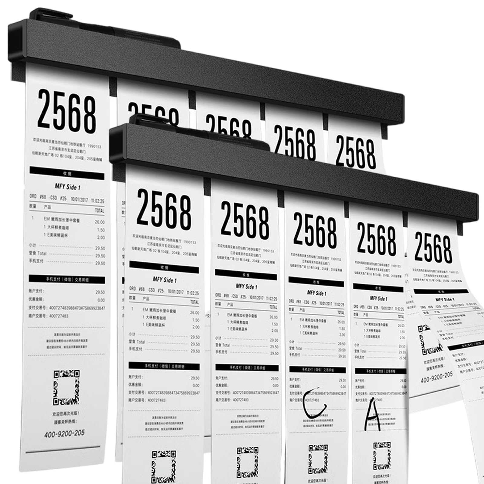 Amazon.com: 2 Pieces Ticket Holder Receipt Holder for Restaurant ...