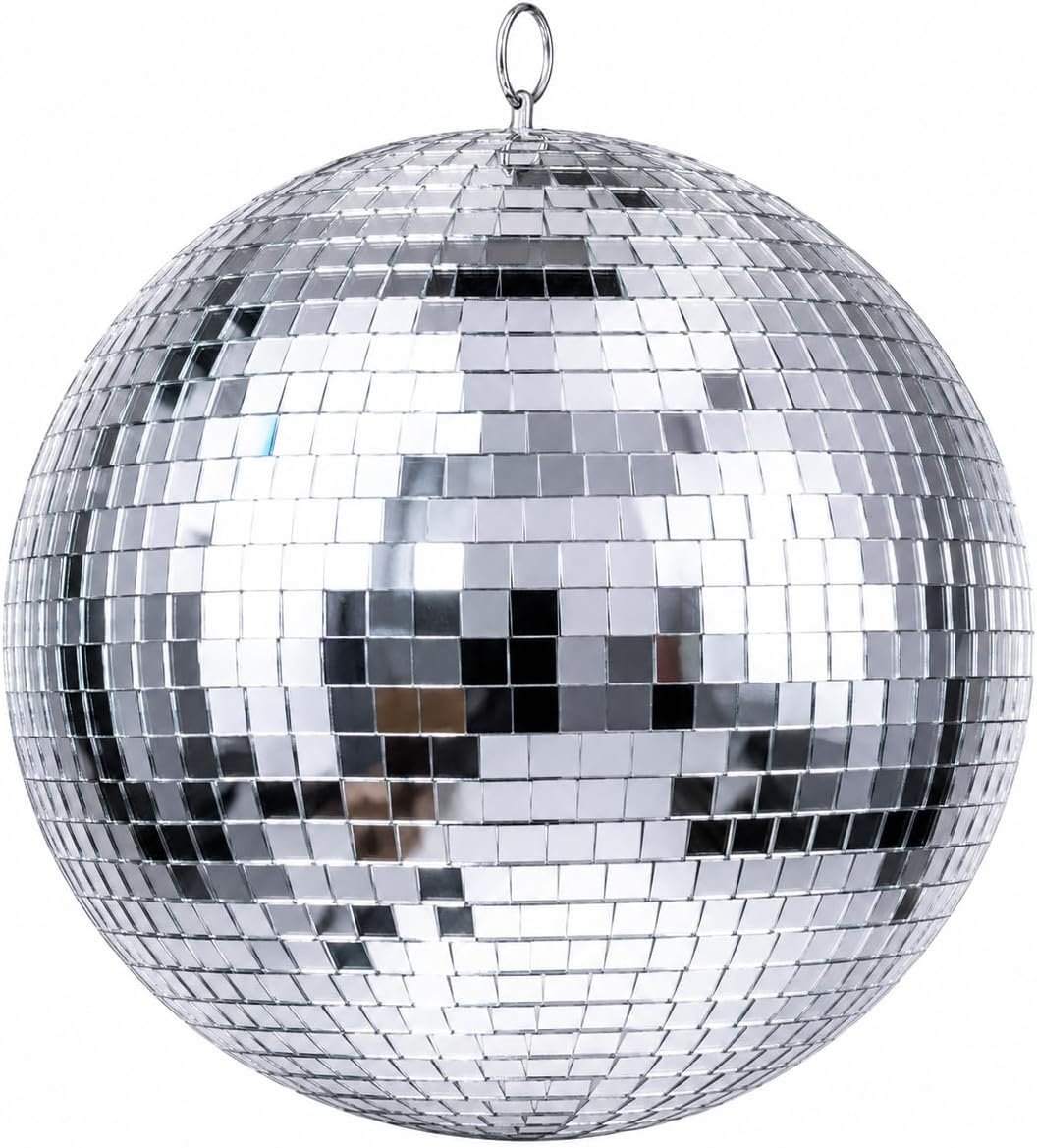 Amazon.com - Alytimes Mirror Disco Ball - 8-Inch Cool and Fun Silver ...