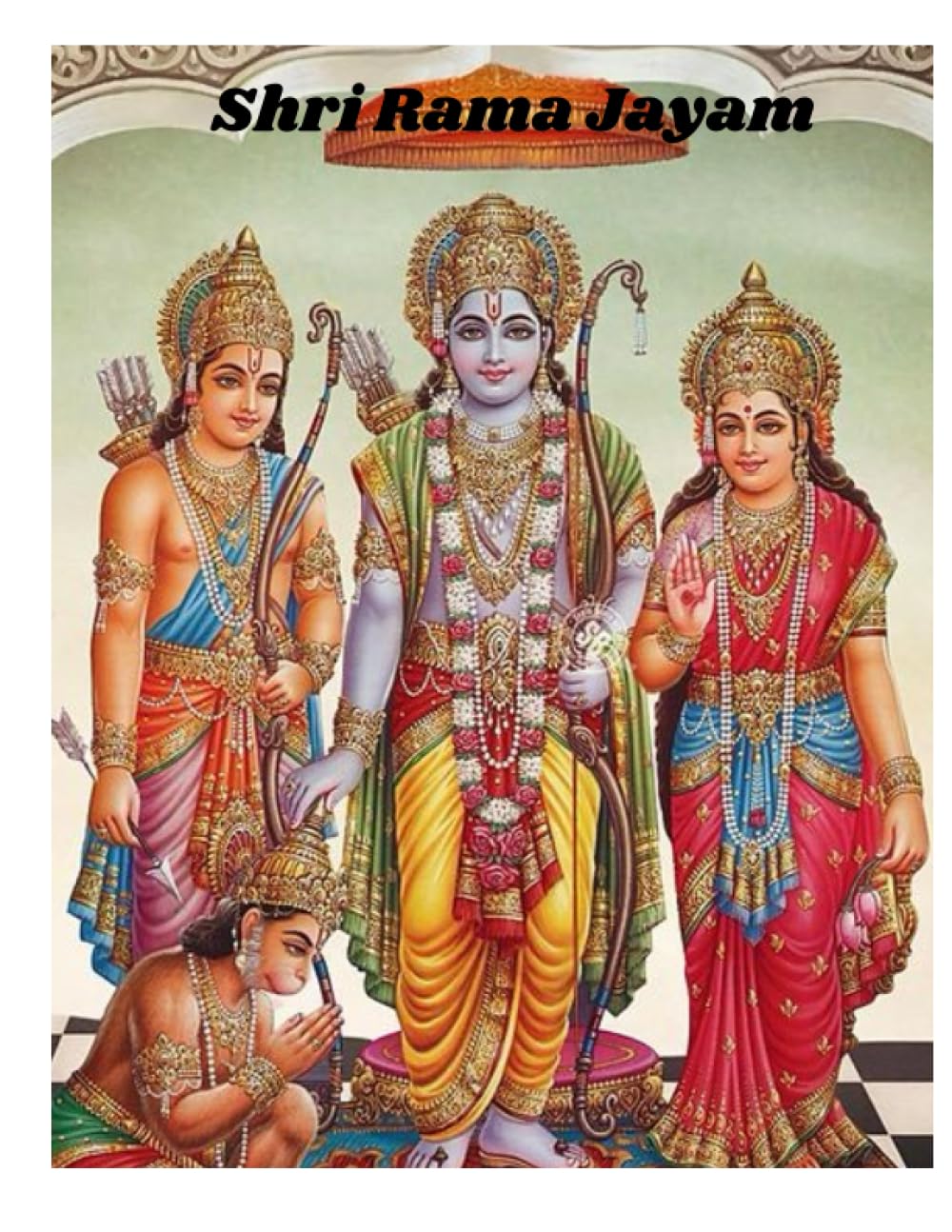 Shri Rama Jayam: Shri Rama Jayam writing book, 108 pages, 8.5 x 11 ...