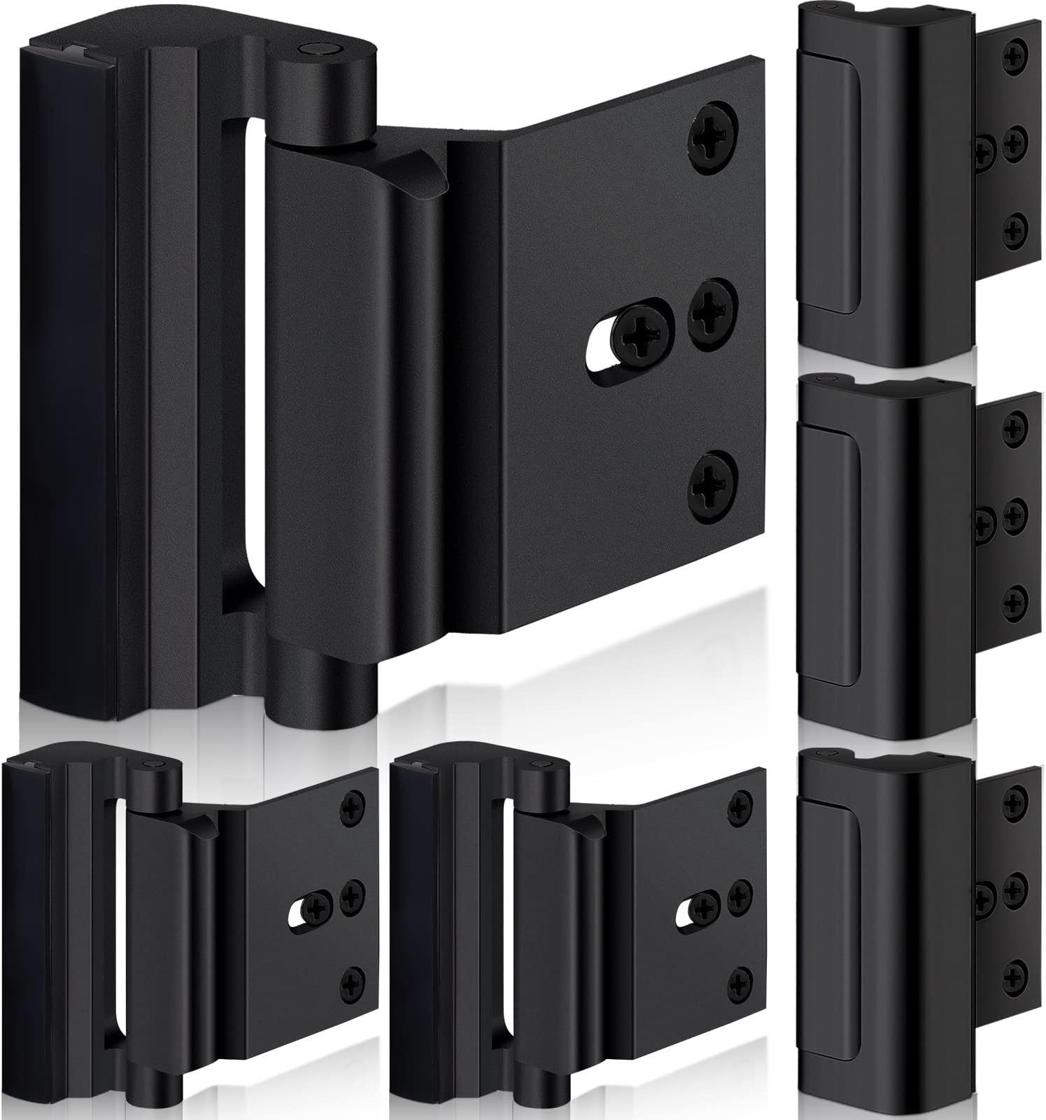 6 Pcs Home Security Door Lock with 8 Screws Childproof Door Locks ...