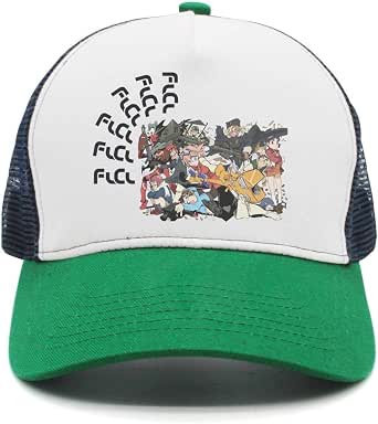 Shihangya Man Cartoon-FLCL-Fooly-Cooly-Logo- Snapback hat Trucker Hats ...