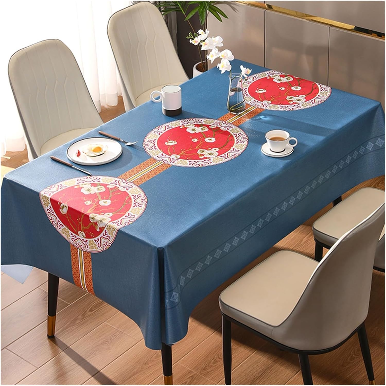 Amazon.com: URGDWEKJY Tablecloth Waterproof Tablecloth Rectangular ...