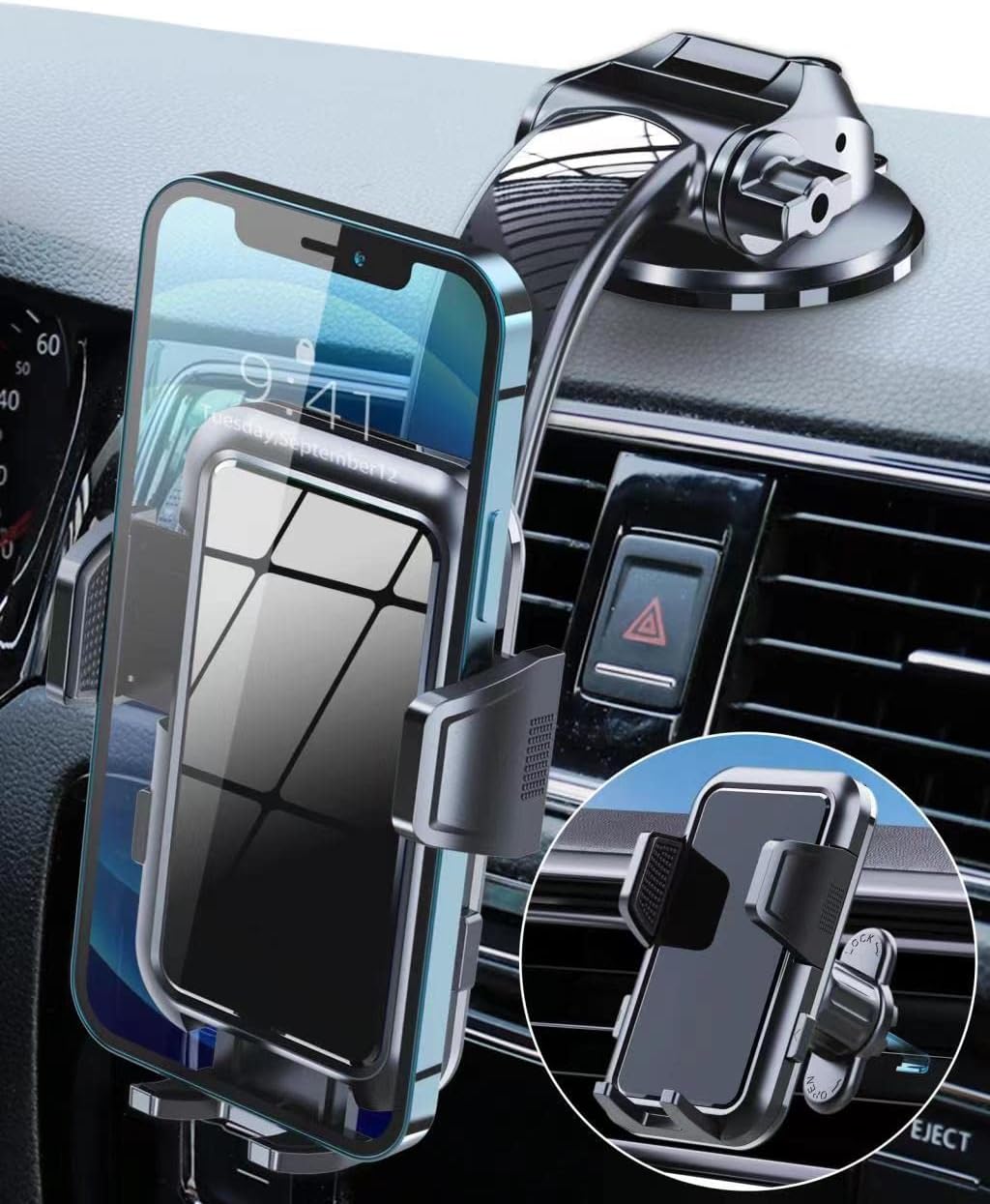 Amazon.com: YFYYF Phone Mount for Car Phone Holder Mount for Dashboard ...