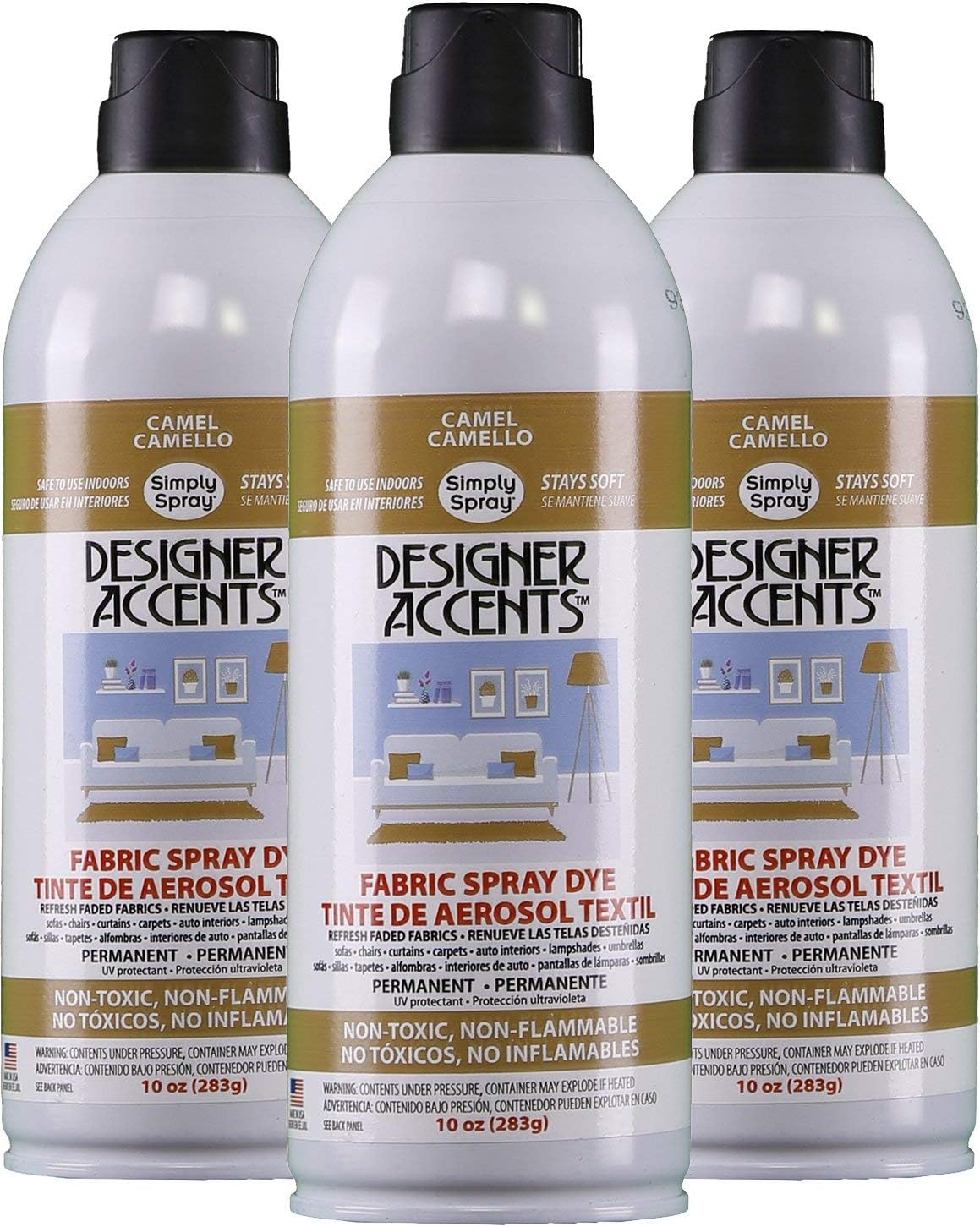Amazon.com: Designer Accents Fabric Paint Spray Dye by Simply Spray ...