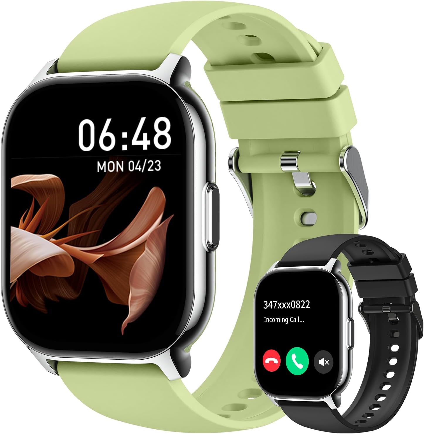 Amazon.com: Smart Watch for Men Women Fitness: Make/Answer Call Smart Watches for Men Digital ...