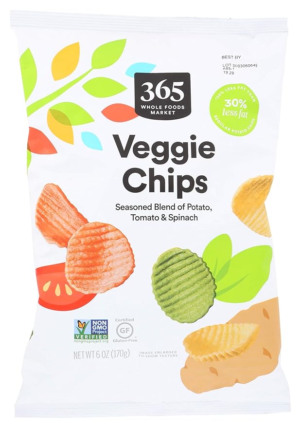 Amazon.com: 365 by Whole Foods Market, Chip Veggie, 6 Ounce