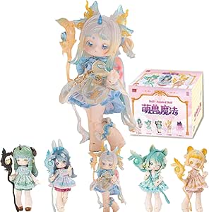Amazon.com: GNATAPIAY 1/12 BJD Dolls Blind Box,Kawaii BJD Dolls Cute Beast Magic Series Ball ...