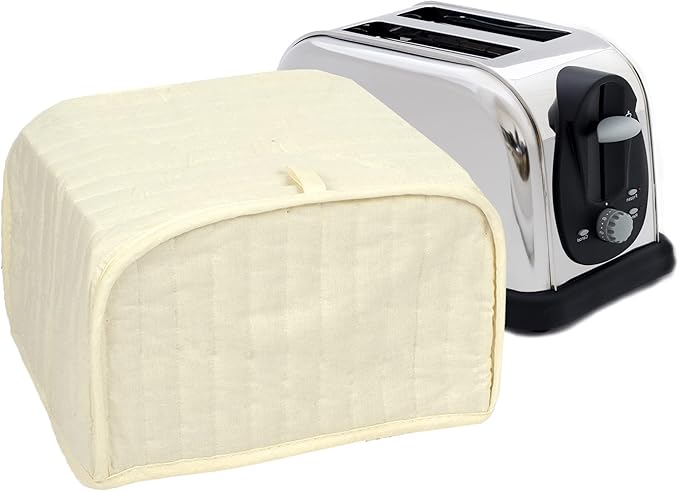 Amazon.com: Two Slice Toaster Cover, Machine Washable Cotton/Polyester ...