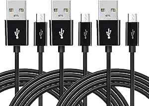 Micro USB Cable, Quick Charge Cable for Samsung,LG, HTC and More 3.3 ...