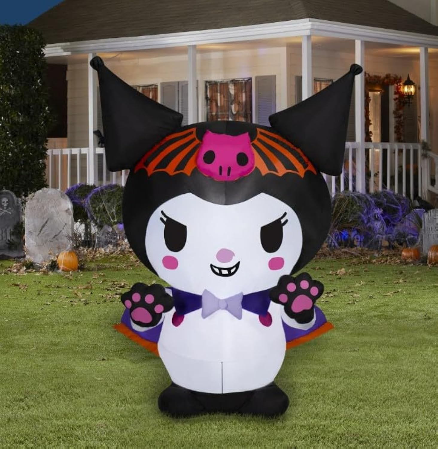 Amazon.com: Gemmy Hello Kitty Holiday Inflatable (Kuromi 4.5 ft ...