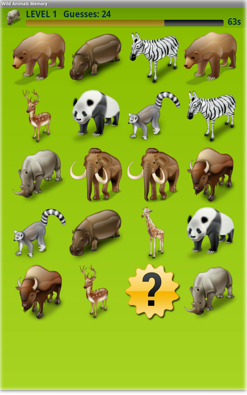 Wild Animals Match-Up Game - App on Amazon Appstore