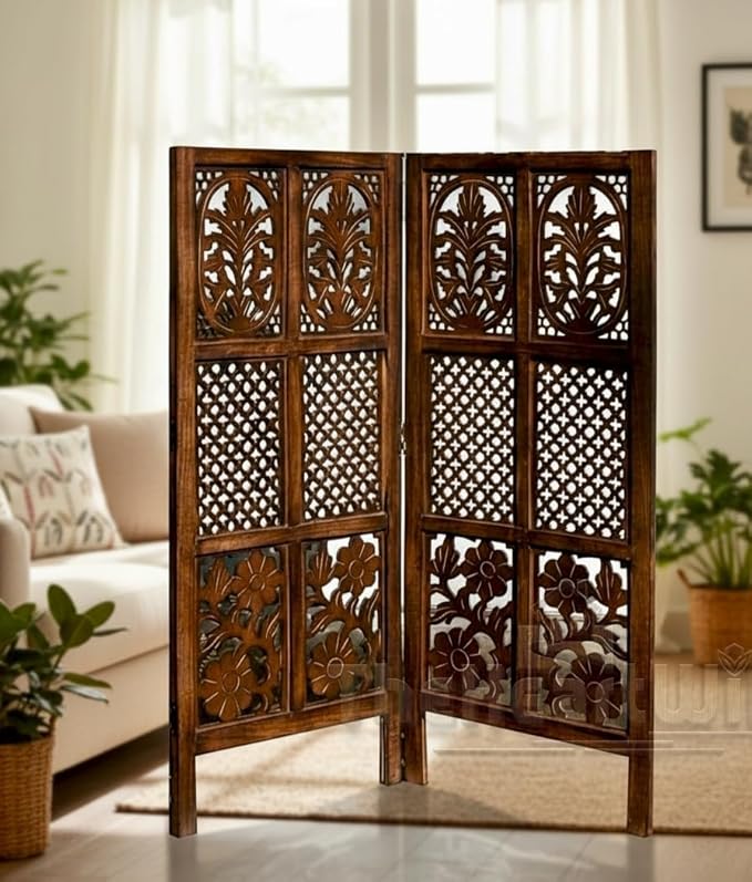THEHEARTWILL® Wooden partition for Living Room/Partition Wall Divider ...