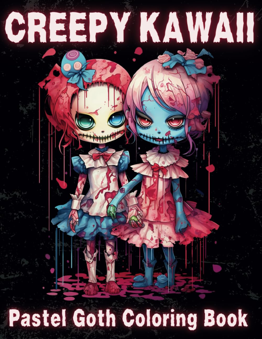 Amazon.com: Creepy Kawaii Pastel Goth Coloring Book: Cute, horror ...