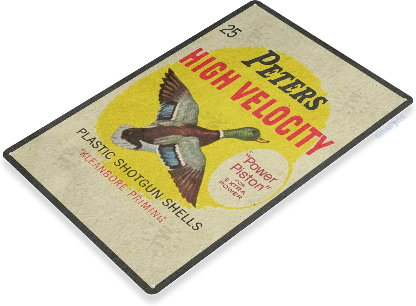 Amazon.com: Tinworld TIN Sign C330 Peters Shotgun Shells Retro Box ...