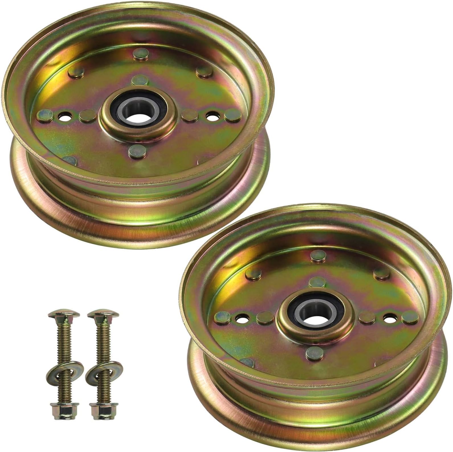 Amazon.com : Flat Idler Pulley for AYP Husqvarna 539112196 539131148 539132728 589766101 ...