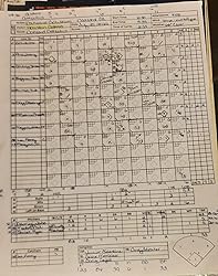 Amazon.com: Baseball/Softball Scorebook: Simple Baseball/Softball ...