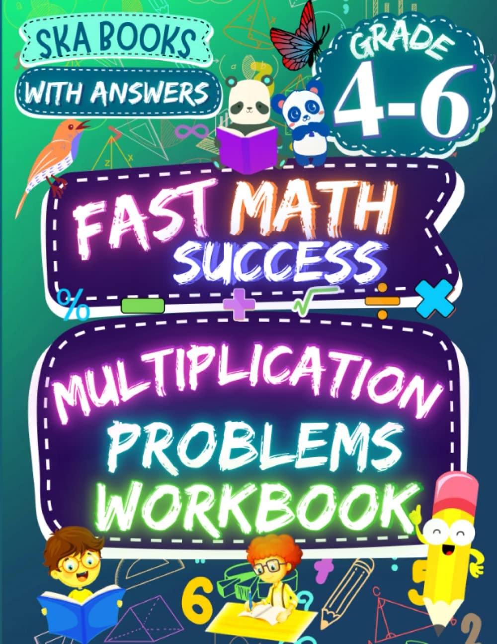 Fast Math Success: Multiplication Problems Workbook Grade 4-6: 4th, 5th ...