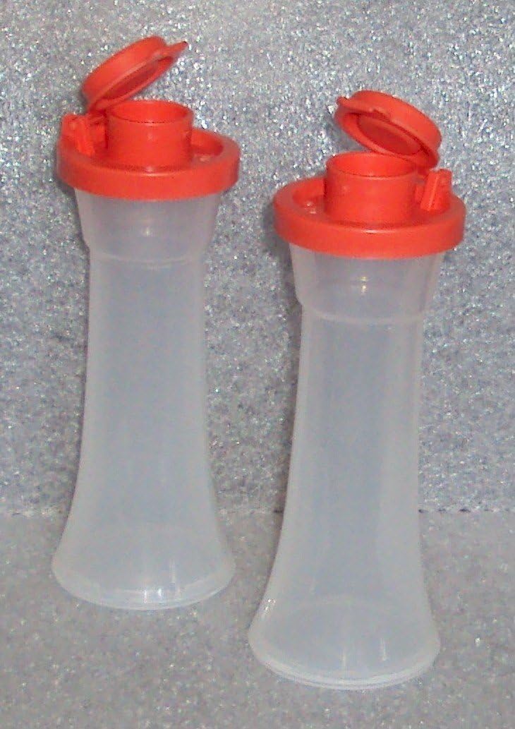 Tupperware Small Hourglass Salt & Pepper Shakers : Amazon.co.uk: Home ...