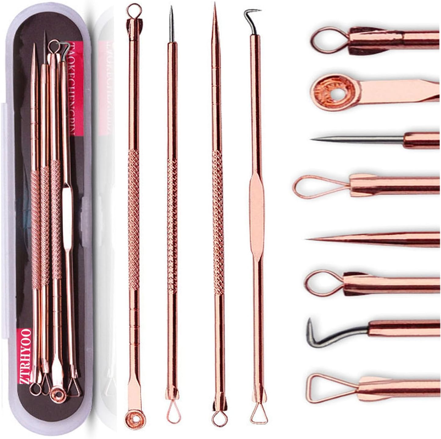 Amazon.com: TAYTHI Blackhead Remover Tool, Pimple Popper Tool Kit ...