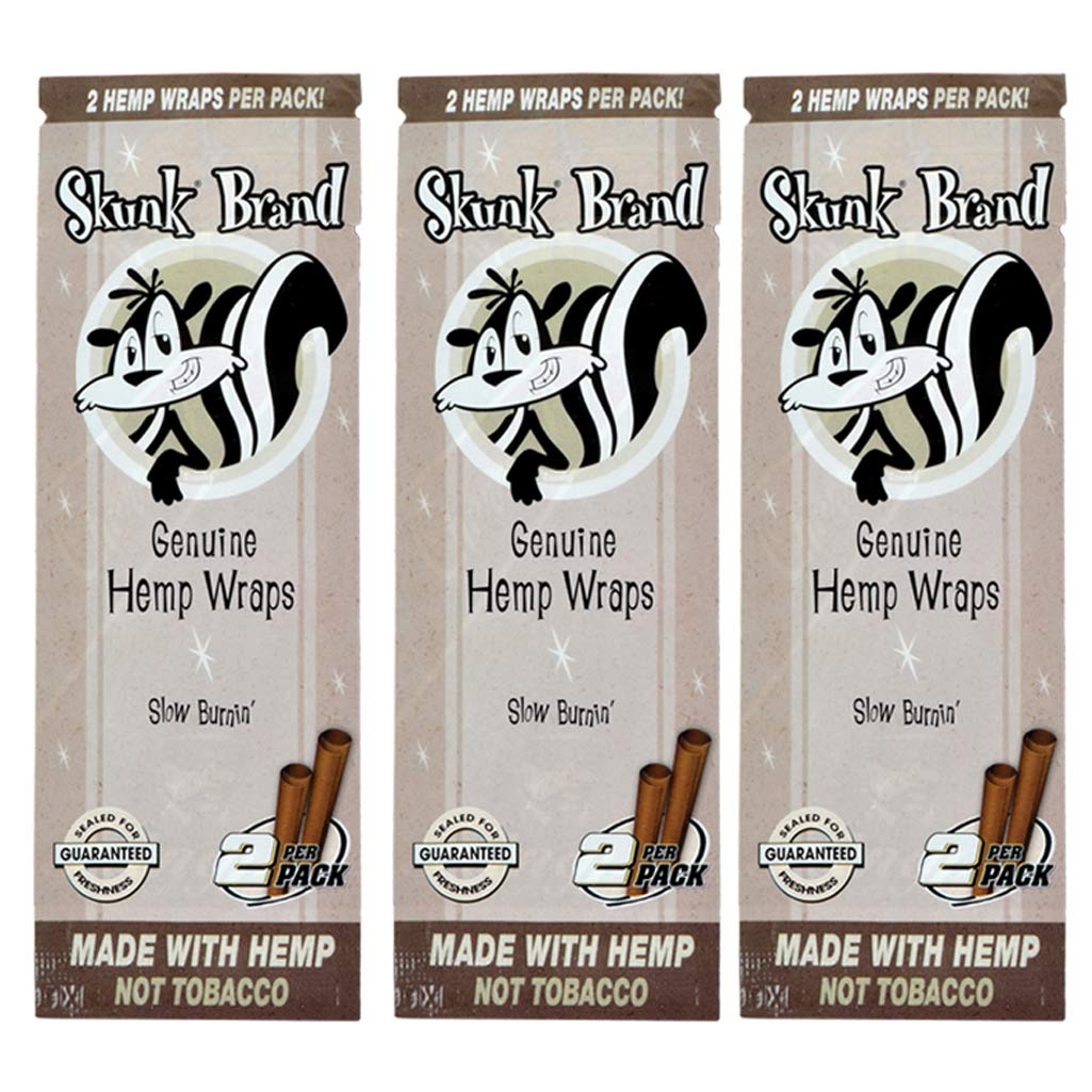 Amazon.com: Skunk Brand Hemp Wraps - 2 Wraps Per Pack - (25 Packs ...