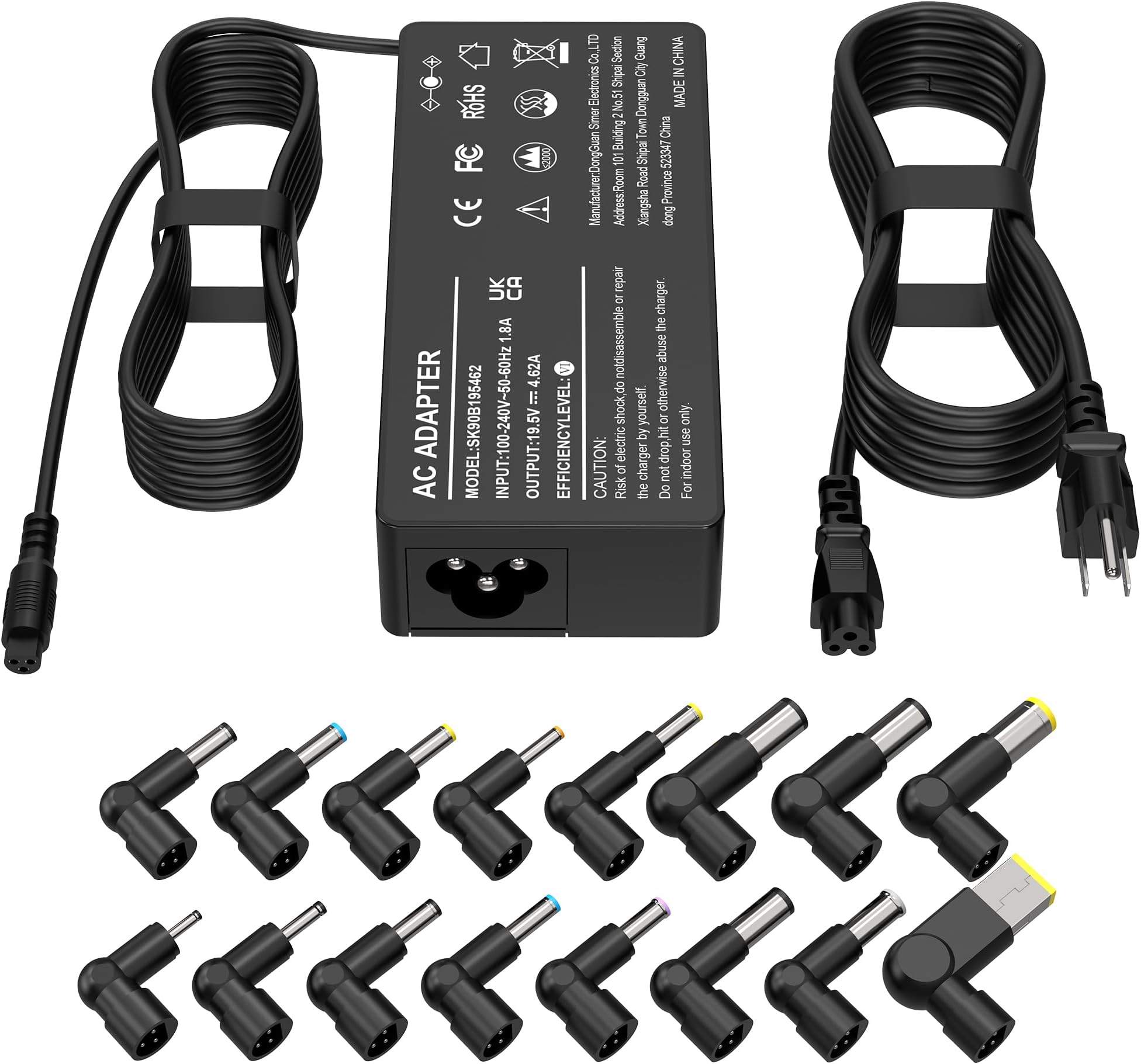 Amazon.com: Powseed 65W Universal Laptop Charger for Dell HP Asus Acer ...