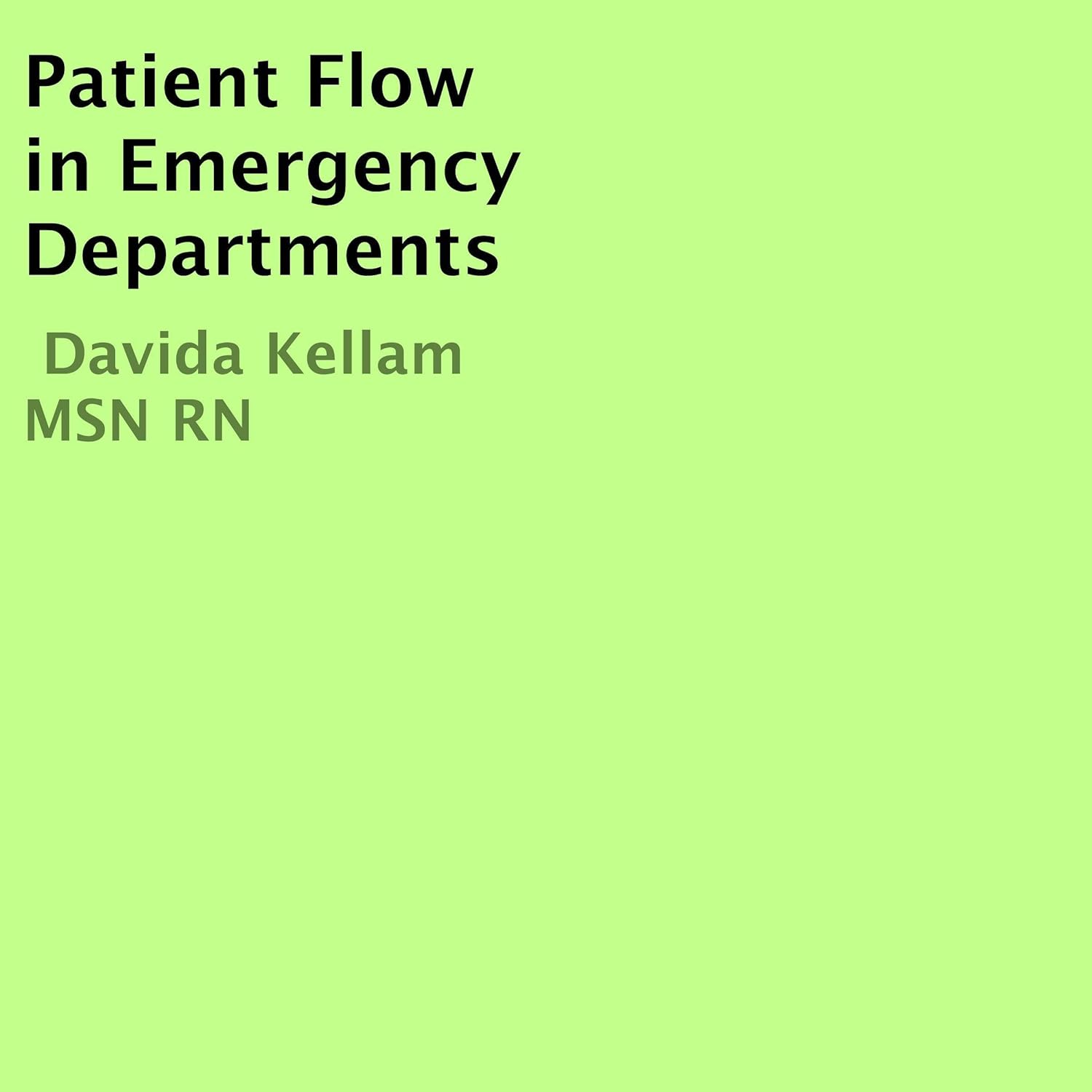 Amazon.com: Patient Flow in Emergency Departments (Audible Audio ...