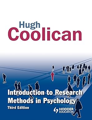 Introduction to Research Methods in Psychology Third Edition: Amazon.co ...