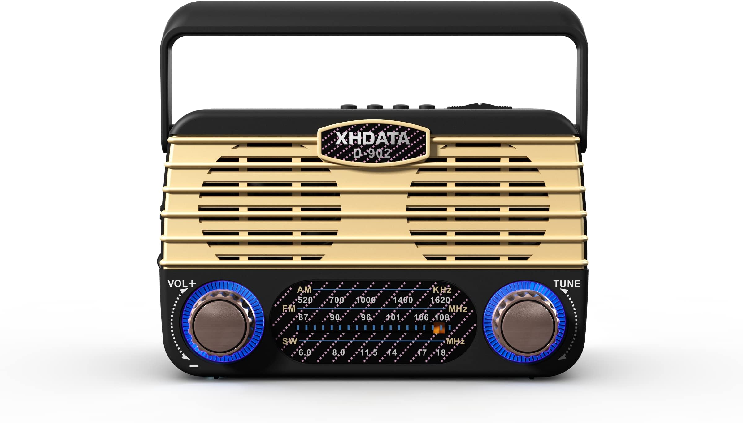 Amazon.com: XHDATA Portable Retro Vintage Bluetooth Speaker with ...