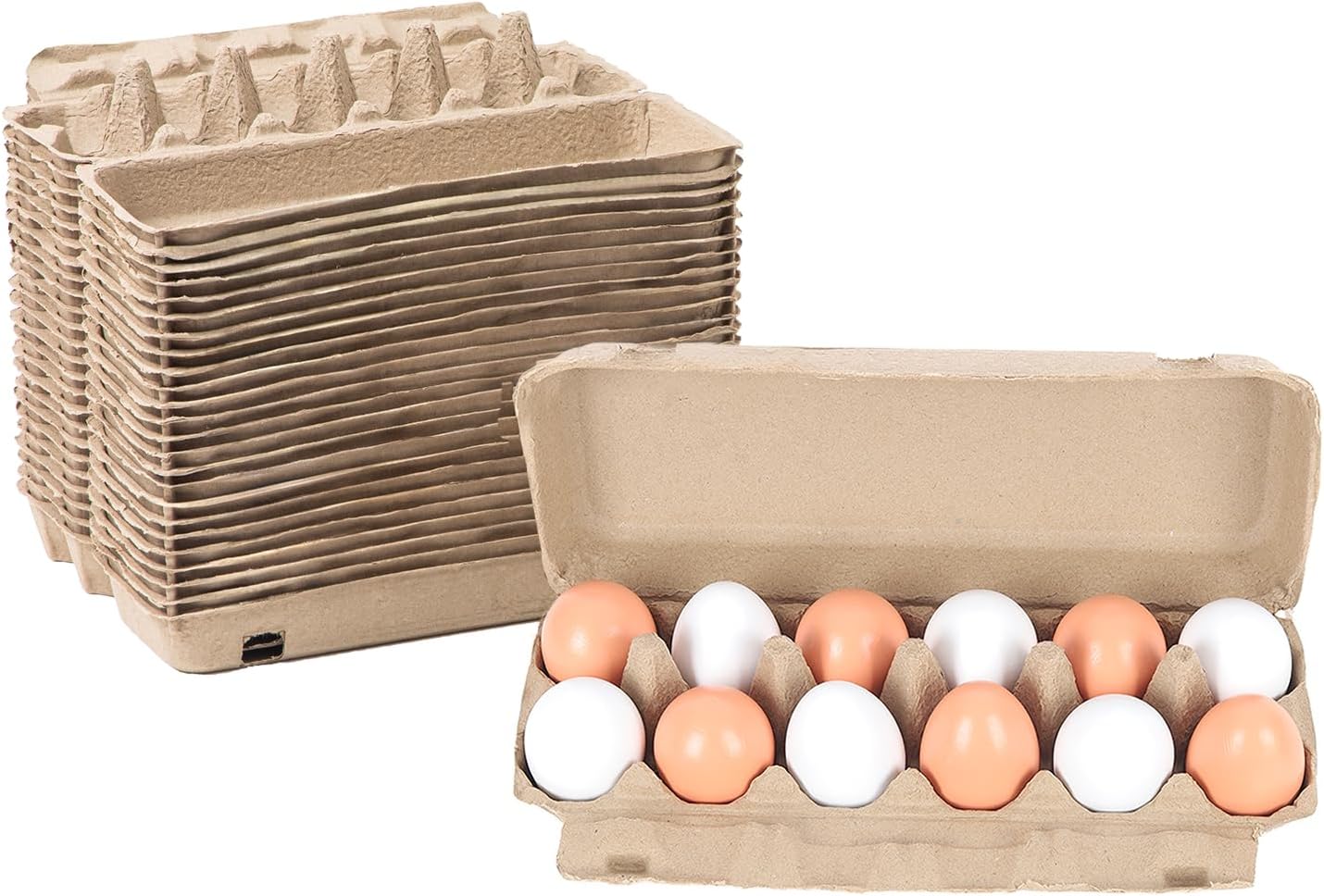 Amazon.com: Pink Paper Pulp Egg Cartons - 50 Pack : Home & Kitchen