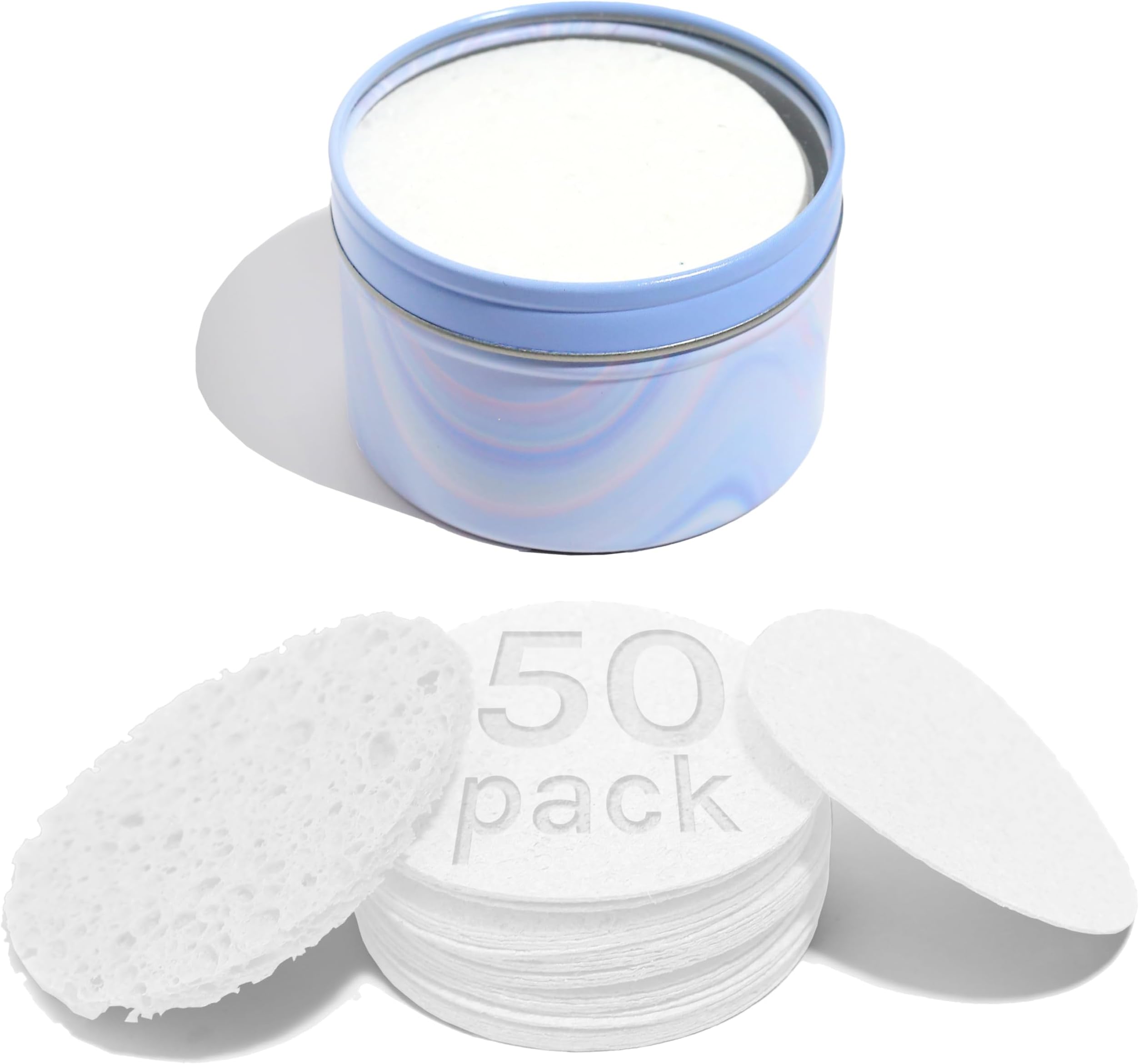 Amazon.com : AOA Studio 50-Count Compressed Facial Sponges 100% Natural ...