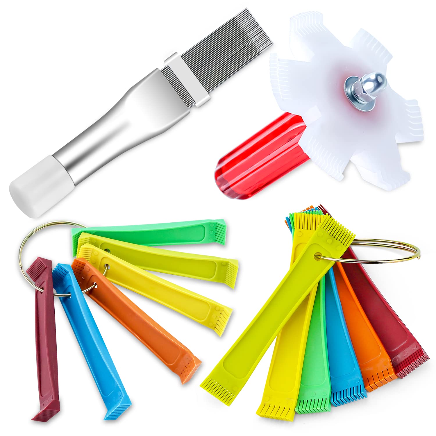 Amazon.com: Cenipar 4PCS Air Conditioner Condenser Fin Comb Set Include ...