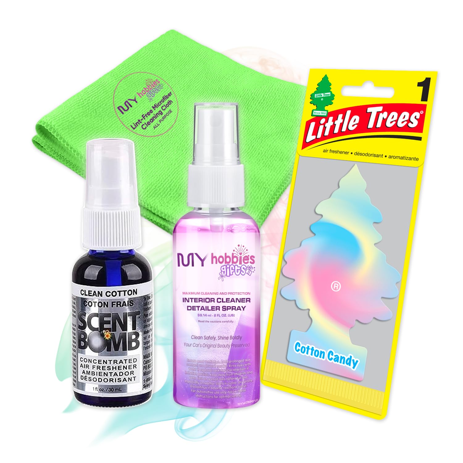 Amazon.com: My Hobbies Gifts Fresh Cars Bundle: Scent Bomb 1 oz Clear ...