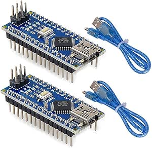 FTCBlock Mini Nano V3.0 ATmega328P Microcontroller Board with USB Cable ...
