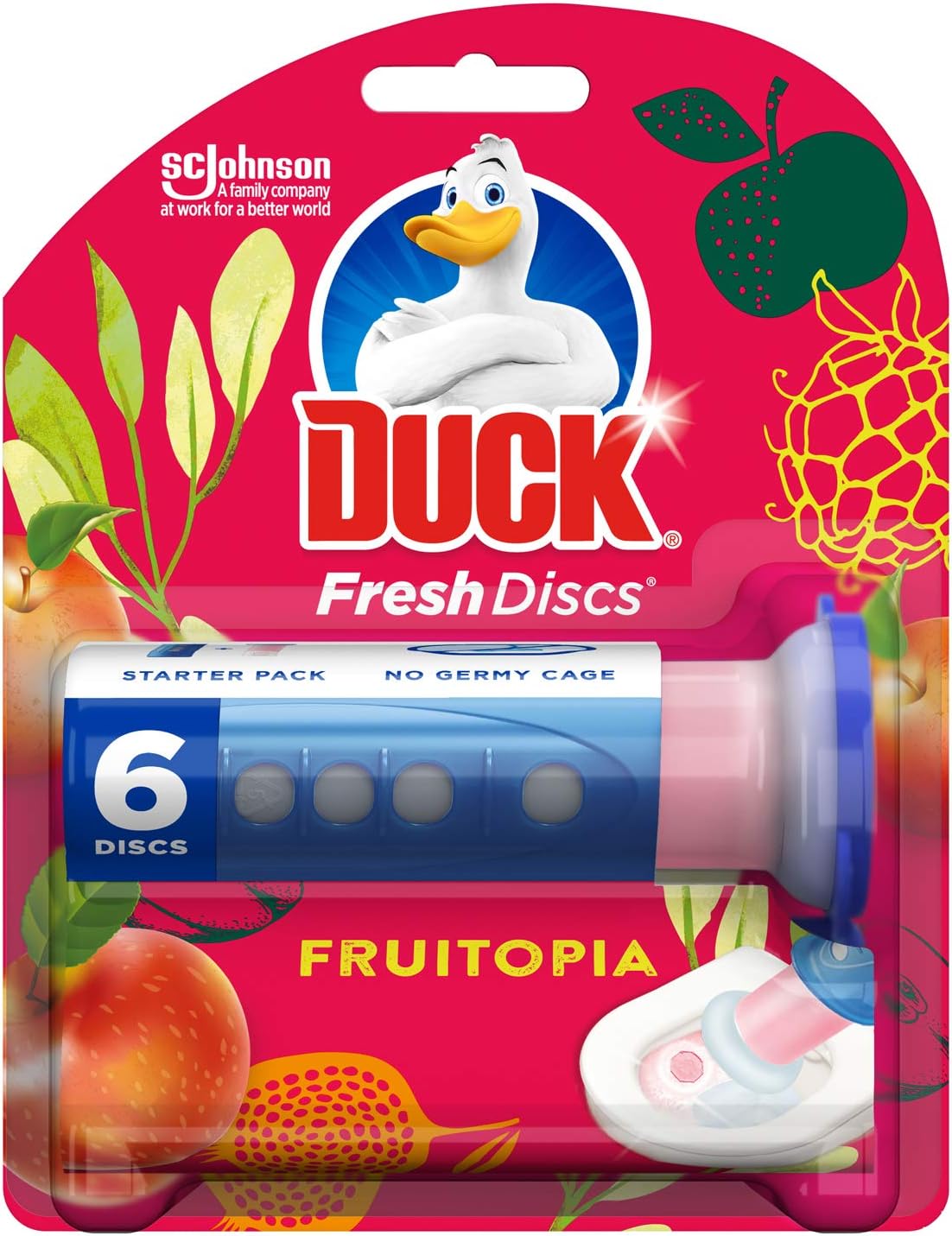 Duck Toilet Fresh Discs Holder Fruitopia 36ml : Amazon.co.uk: Grocery