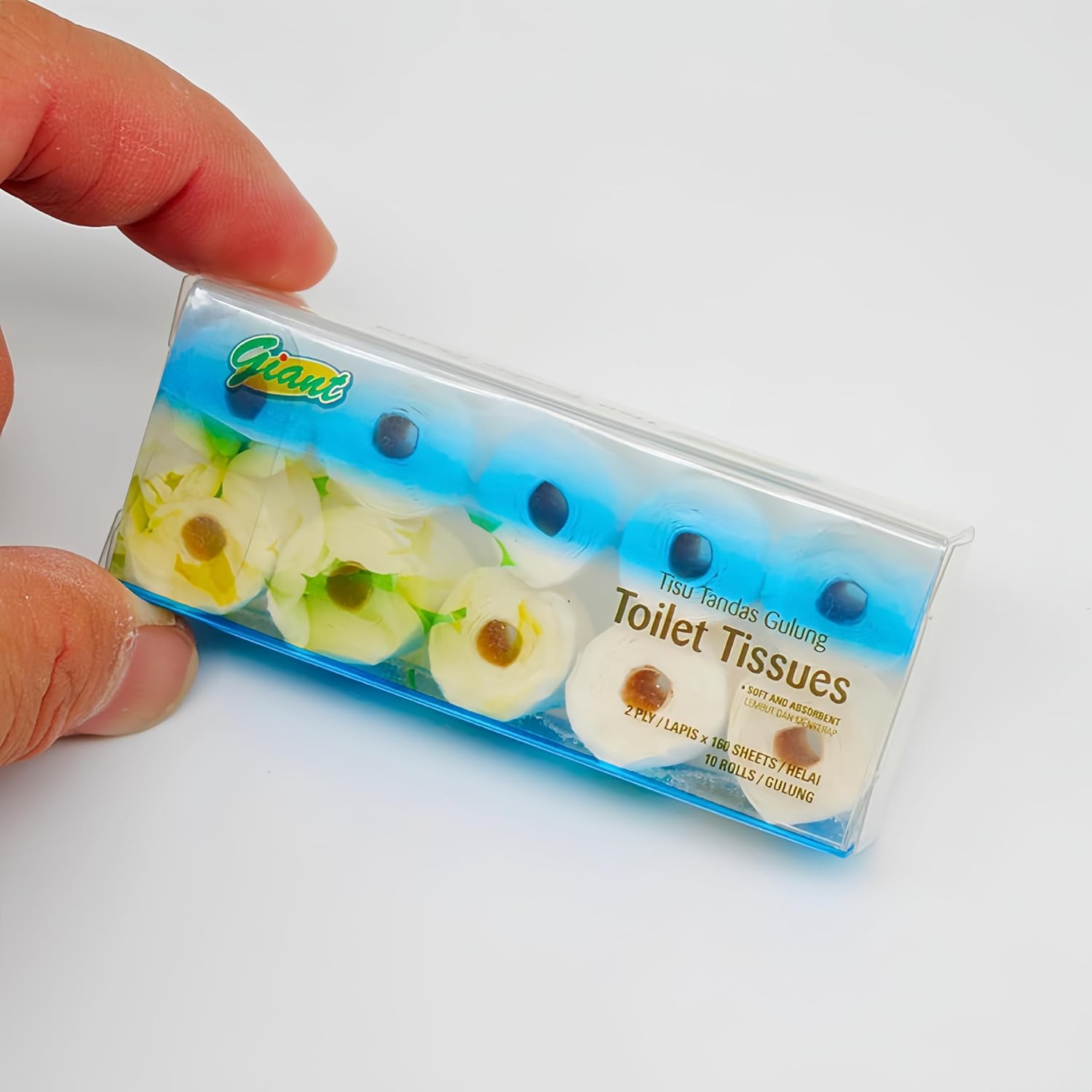 Amazon.com: 4GlowZ 1pc Realistic Miniature Toilet Paper Roll Model ...