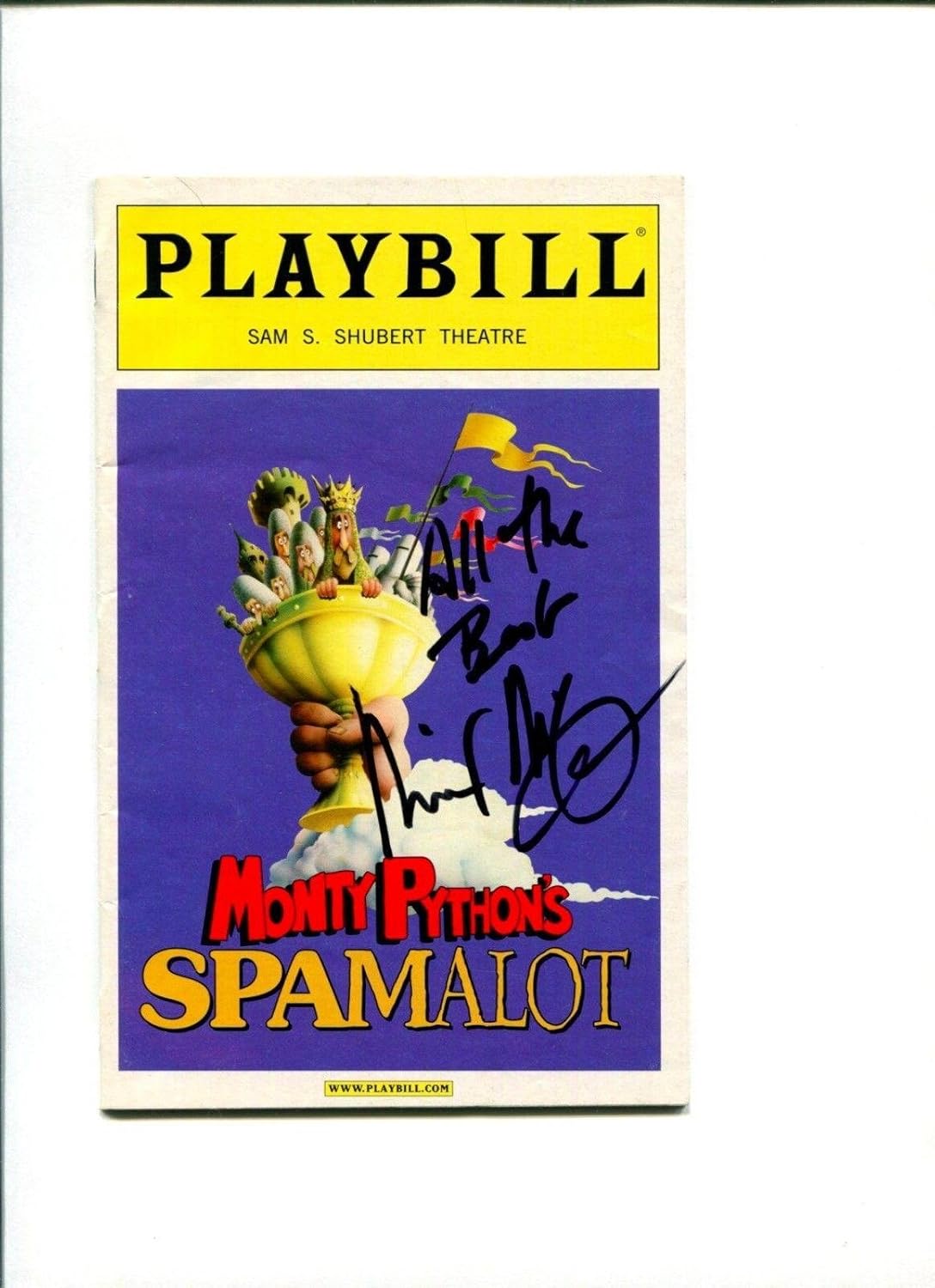 Amazon.com: Michael McGrath Monty Python's Spamalot Tony Nominee Signed ...
