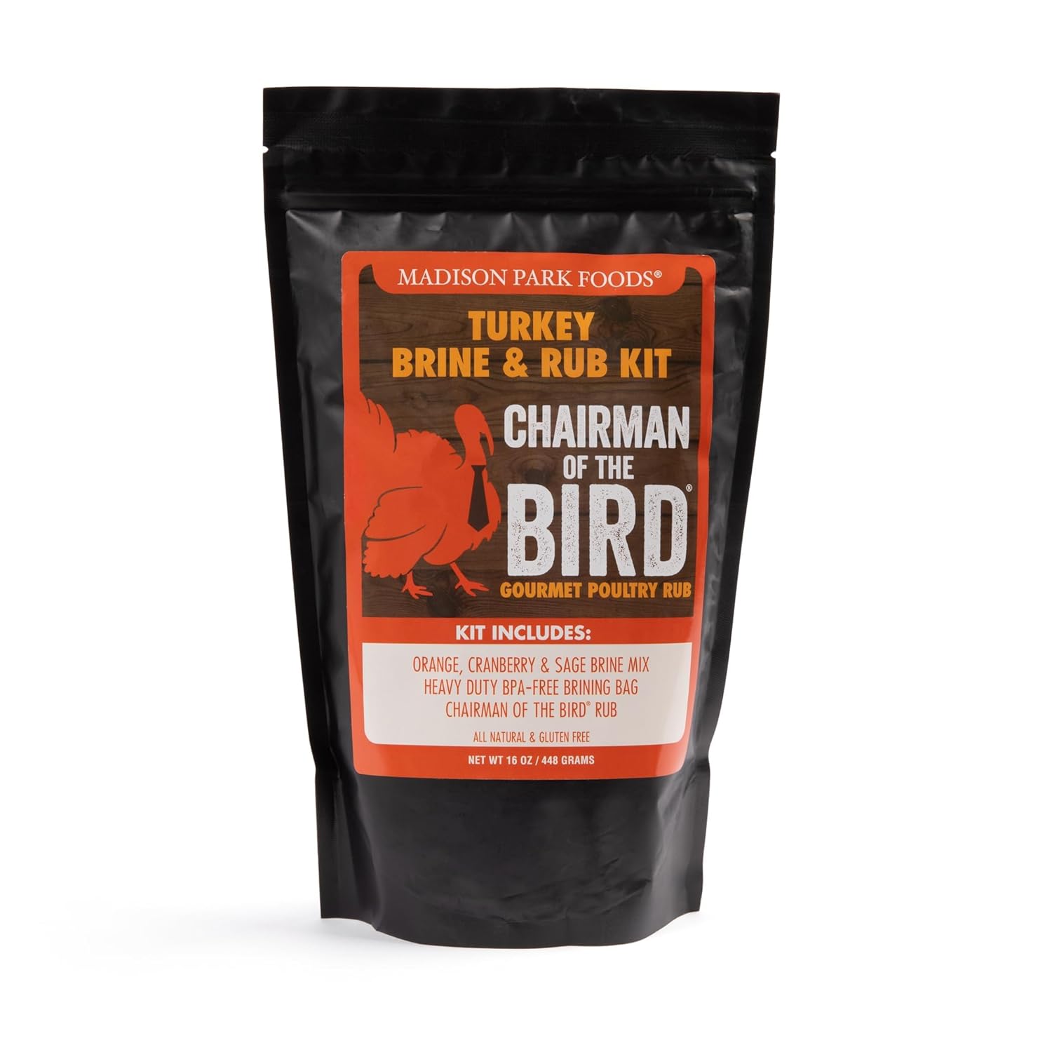 Amazon.com : Chairman of the Bird Gourmet Turkey Brine Kit with Bag and ...
