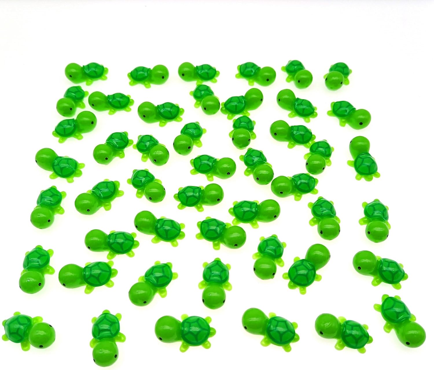 Amazon.com: NIBERDA 200 Pcs Tiny Sea Turtle Figurine Green Mini Turtle ...