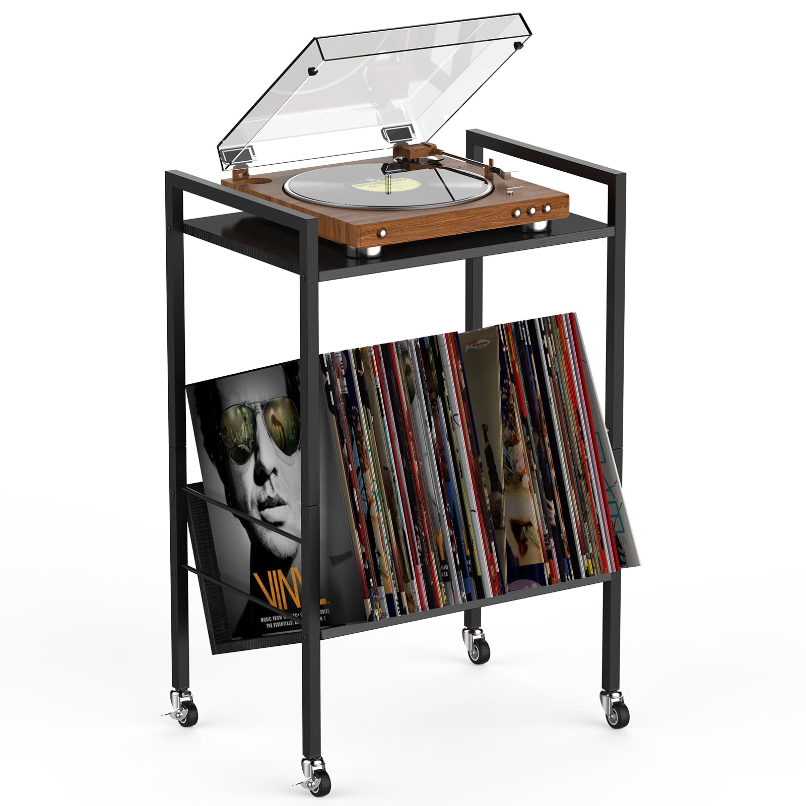 Snapklik.com : Record Player Stand Turntable Stand