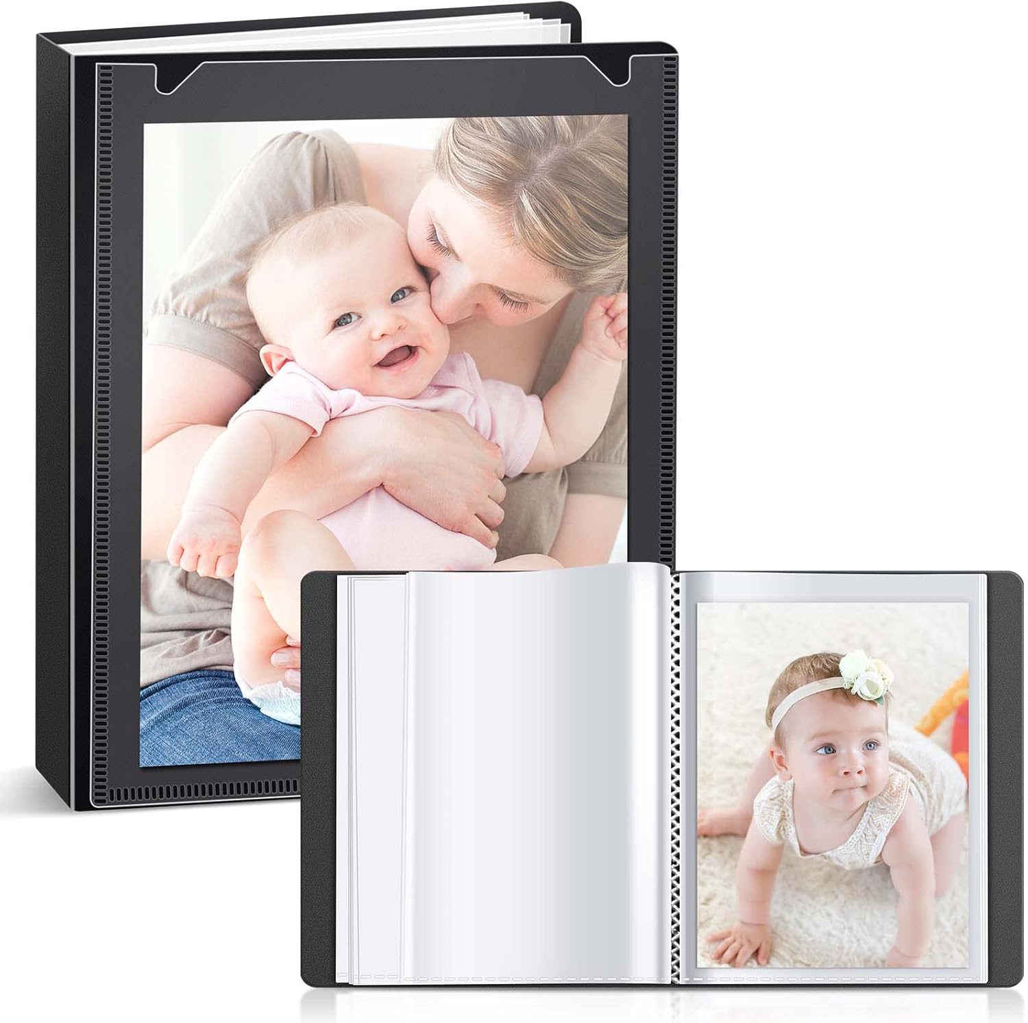 Amazon.com: Small Photo Album 4x6 Photo, 2 Pack Mini Photo Book, 40 ...