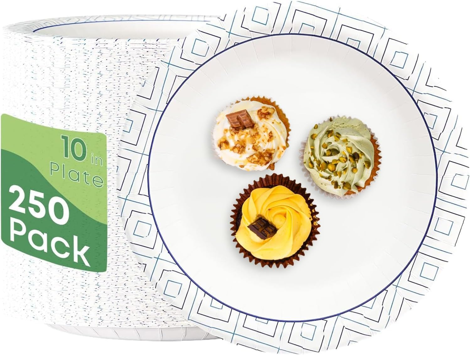 Amazon.com: Paperjoy Ultra Paper Plates 10 Inch For Everyday Use,250 ...