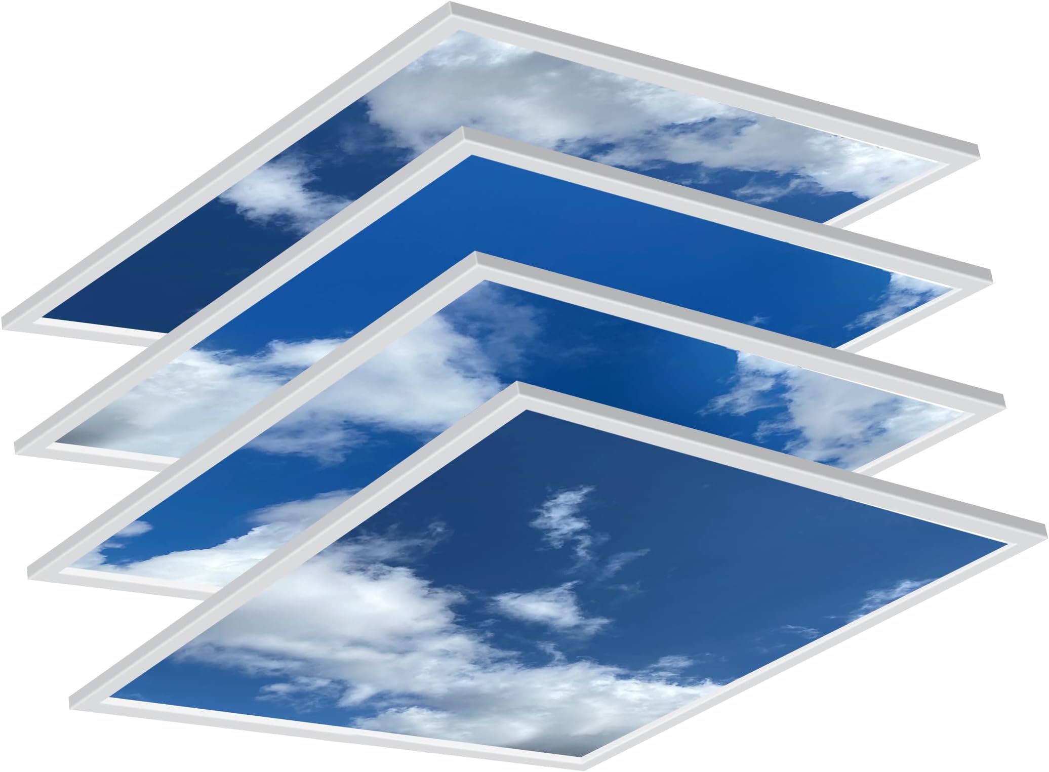 UL Listed Sky 2x2 LED Flat Panel light | LED Skylight 39W, 5070Lumens ...