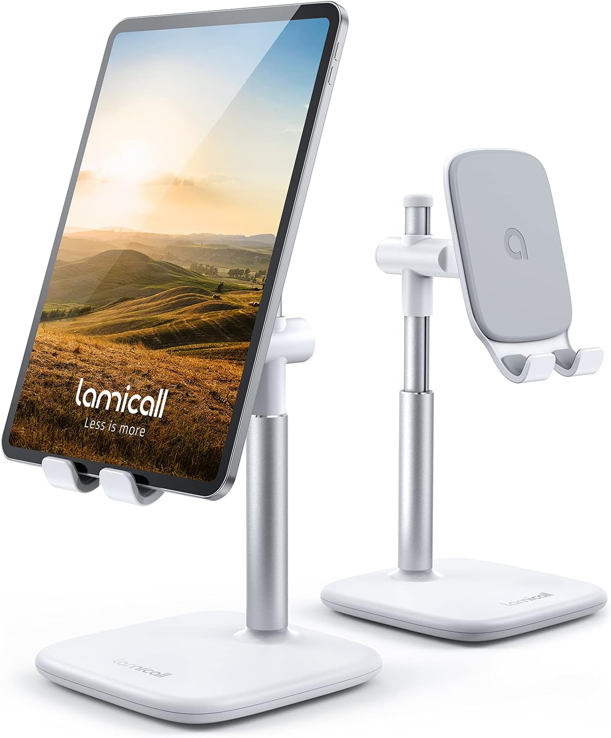 Lamicall Tablet Stand, Height Adjustable - Tablet Holder Cradle for ...