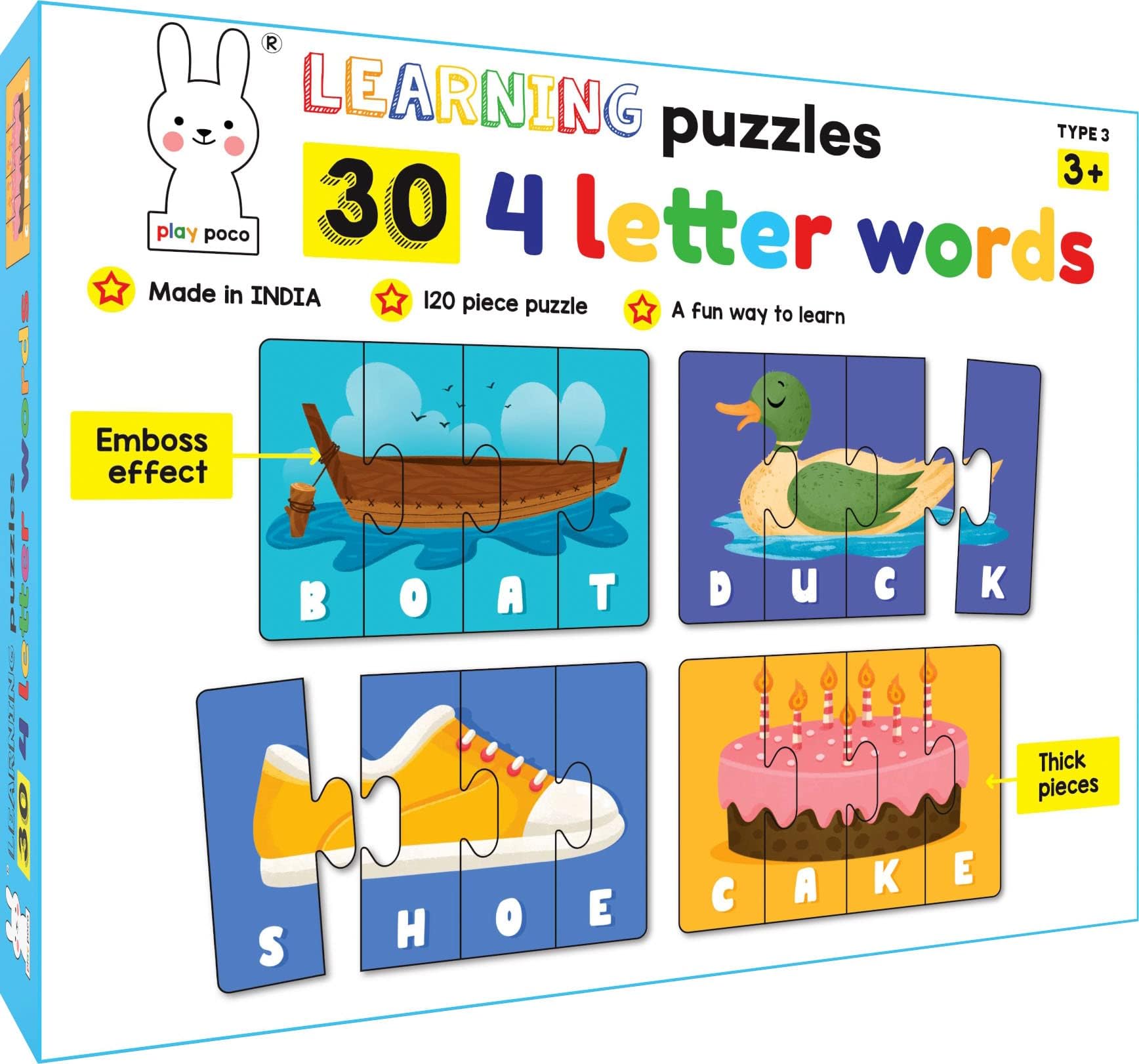 Buy Amazon Brand - Jam & Honey Spelling Fun Type 7, 120 Piece Spelling ...